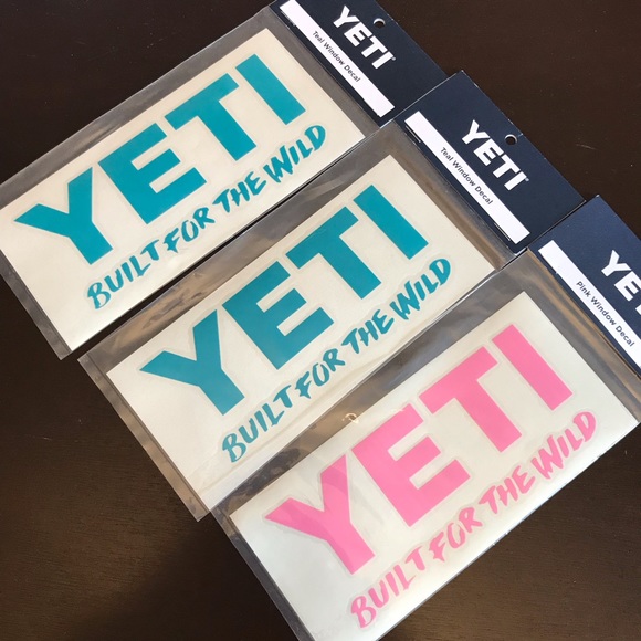 Yeti | Accessories | Yeti Decal Stickers | Poshmark